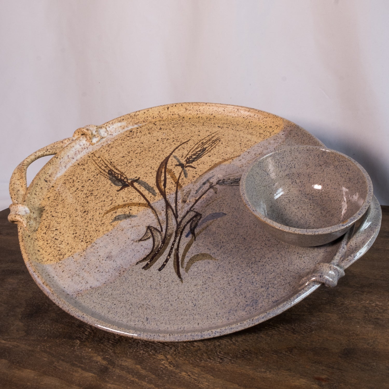 Studio Pottery Serving Plate – Sticki Icki